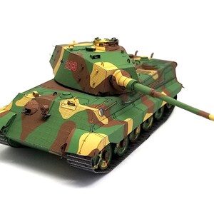 Tiger 2, Papercraft, 3D Paper Model, Soldier, Tank, Paper Craft ...