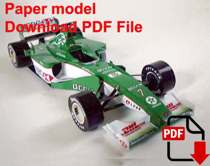 JAGUAR 3D Papercraft / Jaguar 3d Origami / Make Your Own Trophy / DIY ...