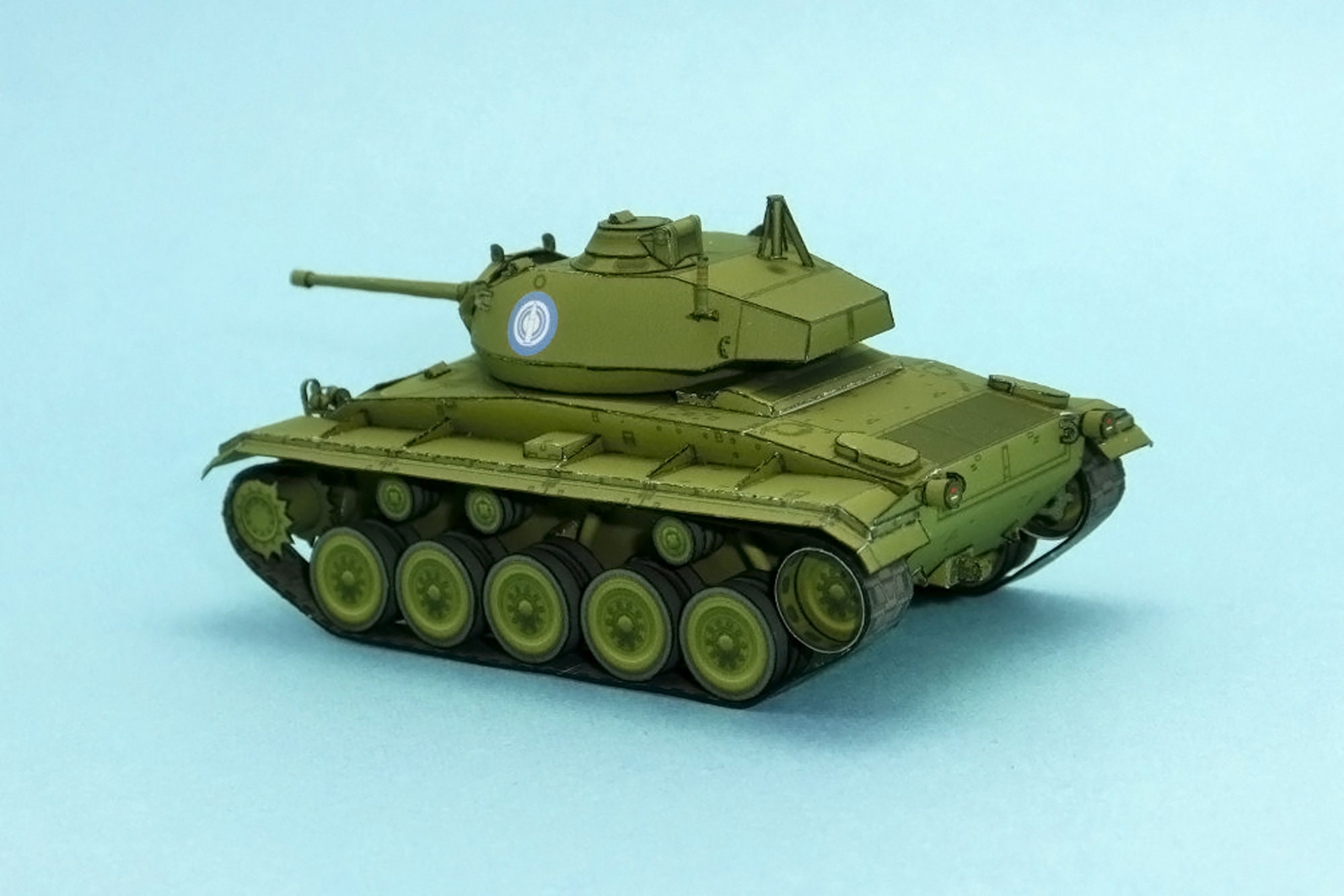 M24 Chaffee, Papercraft, 3D Paper Model, Soldier, Tank, Paper Craft ...