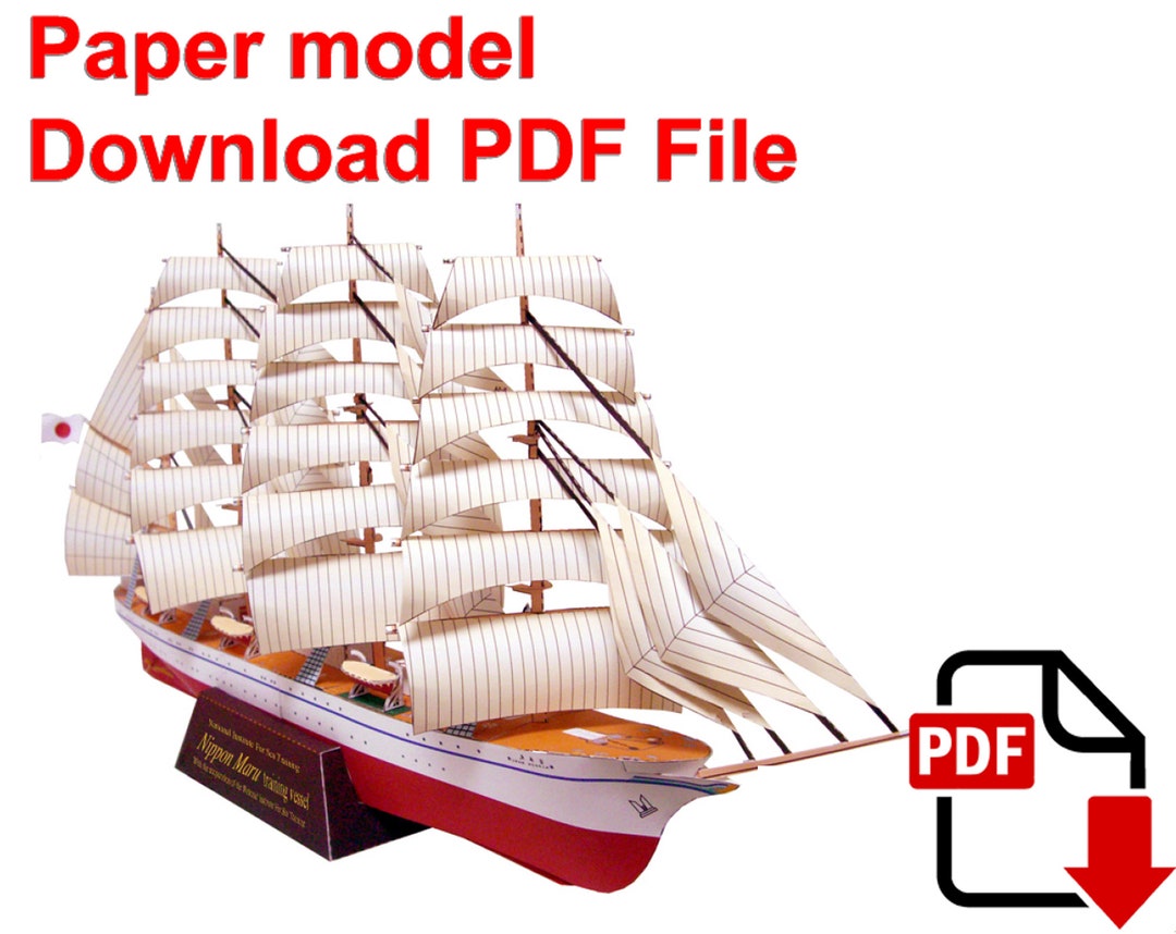 Nippon Maru, Papercraft, 3D Paper Model, Animal, Zoo, Paper Craft ...