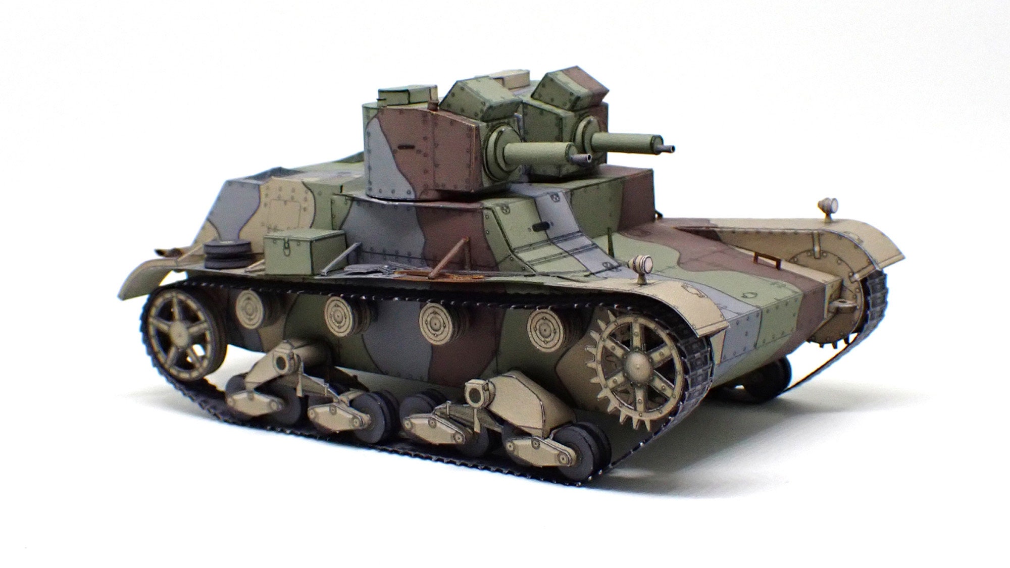 7tpdw, Papercraft, 3D Paper Model, Soldier, Tank, Paper Craft, Template ...