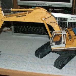 Digger, Papercraft, 3D Paper Model, Animal, Zoo, Paper Craft, Template ...