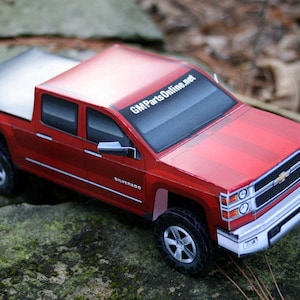 Chevy Silverado, Papercraft, 3D Paper Model, Animal, Zoo, Paper Craft ...