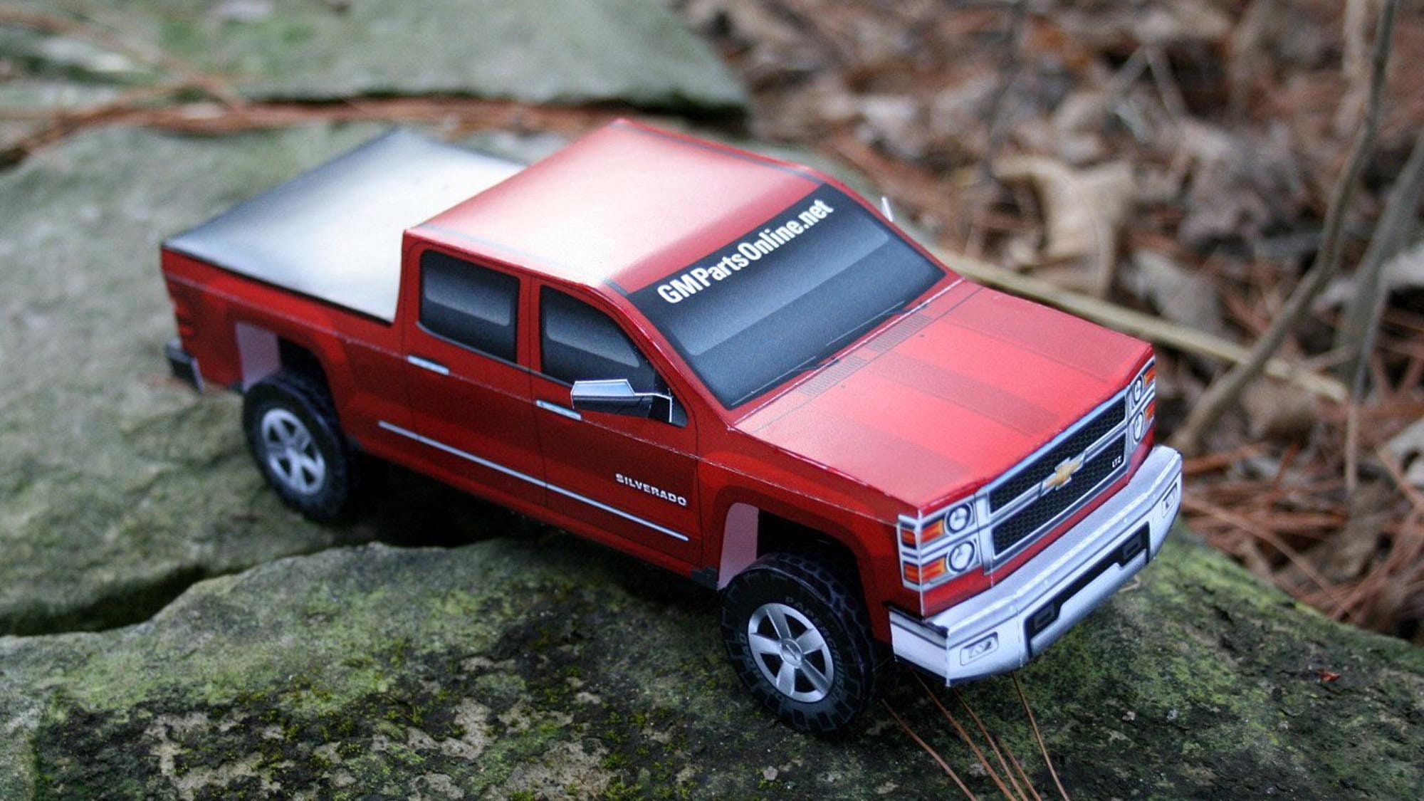 Chevy Silverado, Papercraft, 3D Paper Model, Animal, Zoo, Paper Craft ...