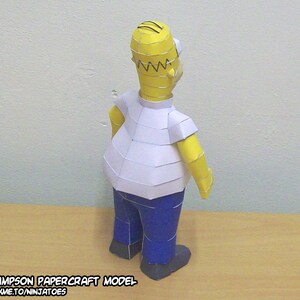 Homer Simpson, Papercraft, 3D Paper Model, Animal, Zoo, Paper Craft ...