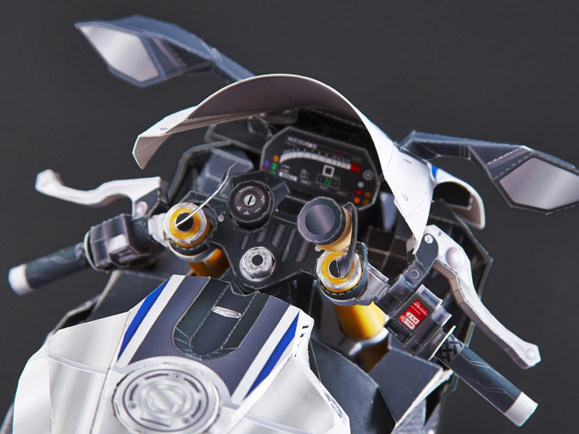 Yamaha YZF-R1M Ultra Realistic Papercraft, 3D Paper Model, Motorcycle ...