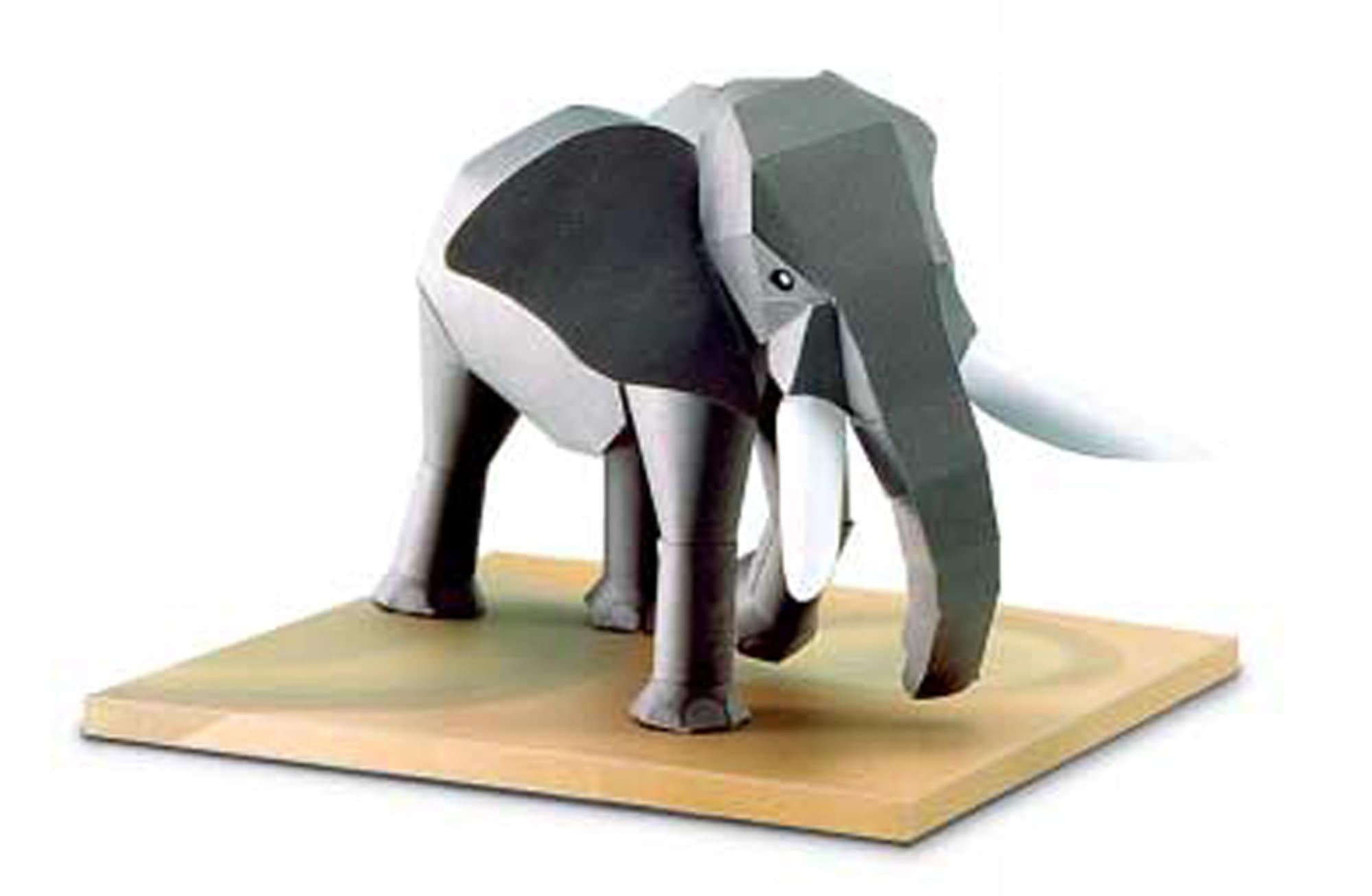 African Elephant, Papercraft, 3D Paper Model, Animal, Zoo, Paper Craft ...