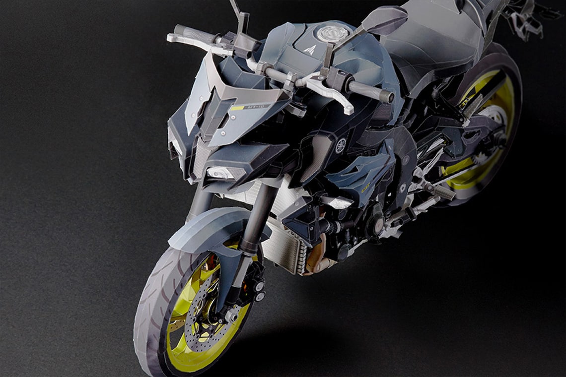 Yamaha MT-10 Ultra Realistic Papercraft, 3D Paper Model, Motorcycle ...