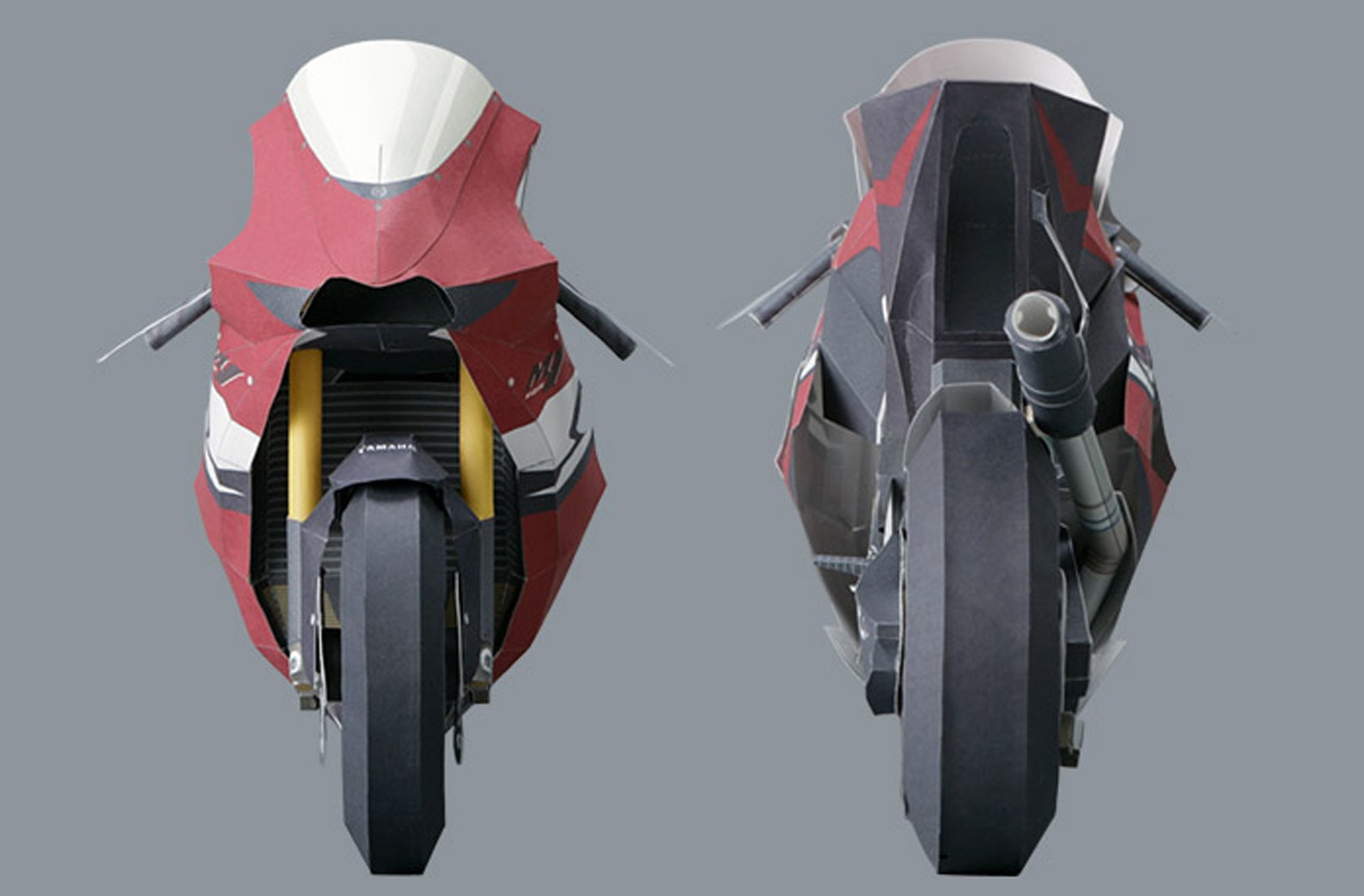 Yamaha YZR-M1 Paper Model, Realistic 3D Papercraft (PDF Template) - Etsy