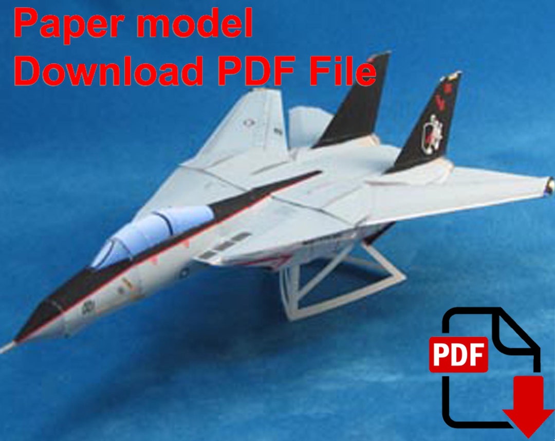 F14A, Papercraft, 3D Paper Model, Animal, Zoo, Paper Craft, Template ...