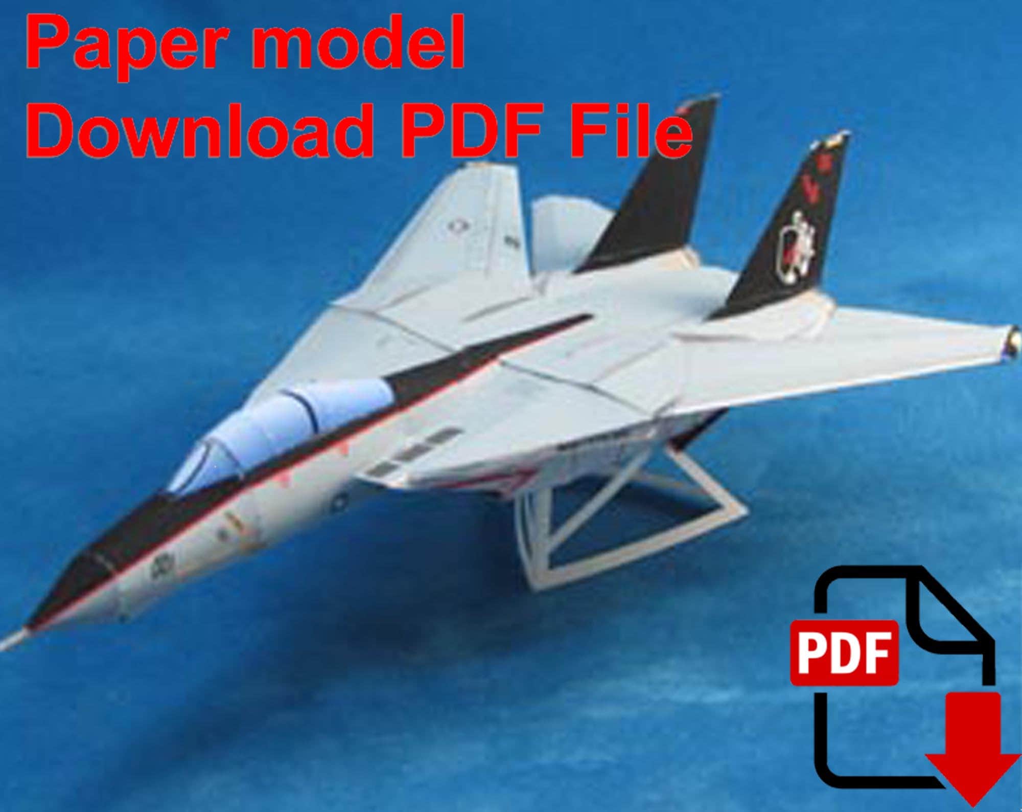 F14A, Papercraft, 3D Paper Model, Animal, Zoo, Paper Craft, Template ...