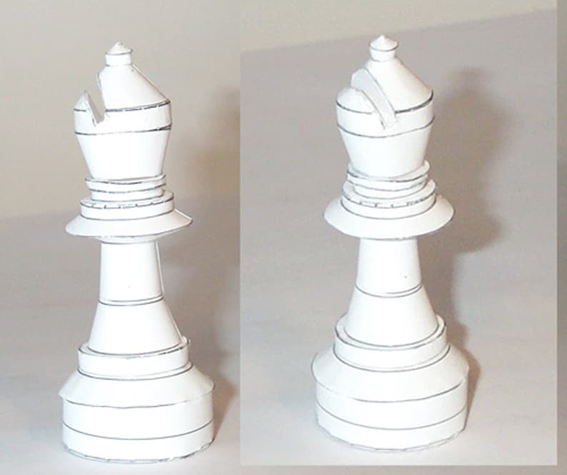 Chess, Papercraft, 3D Paper Model, Animal, Zoo, Paper Craft, Template ...