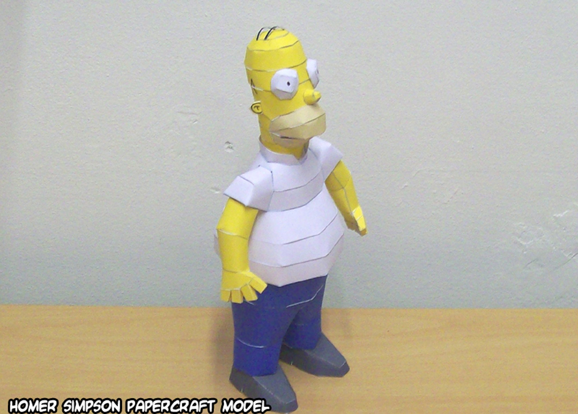 Homer Simpson, Papercraft, 3D Paper Model, Animal, Zoo, Paper Craft ...