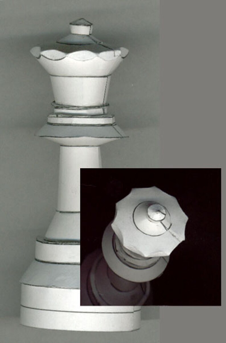 Chess, Papercraft, 3D Paper Model, Animal, Zoo, Paper Craft, Template ...