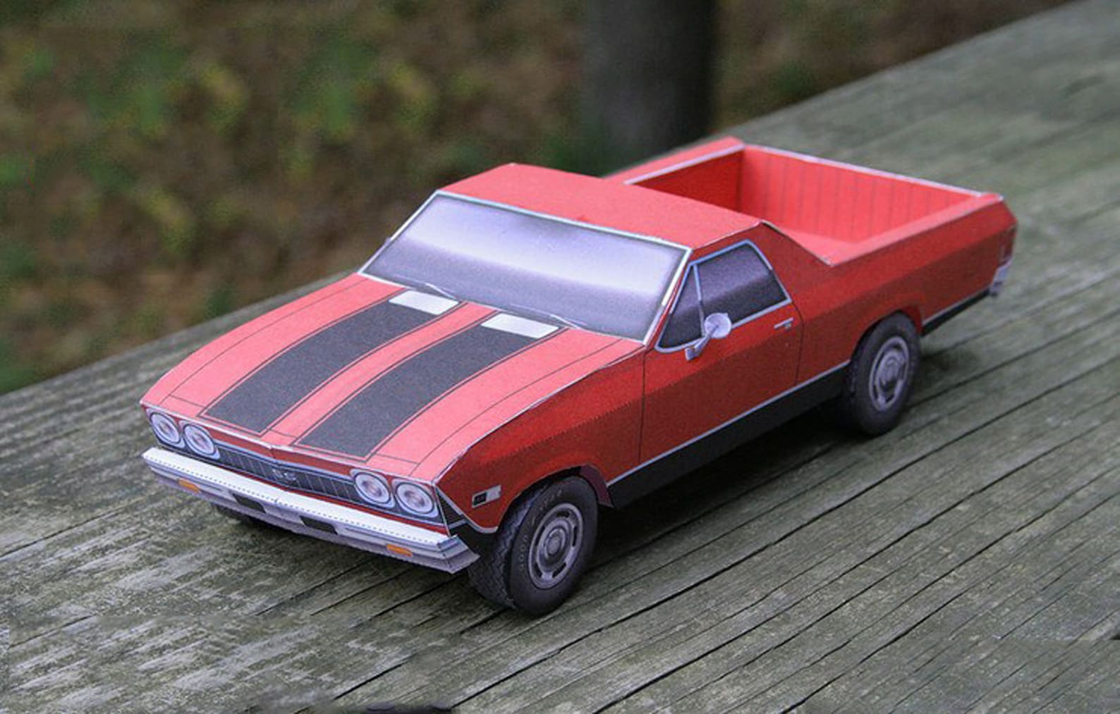 El Camino, Papercraft, 3D Paper Model, Animal, Zoo, Paper Craft ...