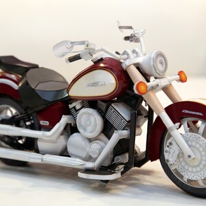 Yamaha DSC11 Papercraft Model, 3D Motorcycle DIY (PDF Template) - Etsy UK