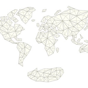 World Map, Papercraft, 3D Paper Model, Animal, Zoo, Paper Craft ...