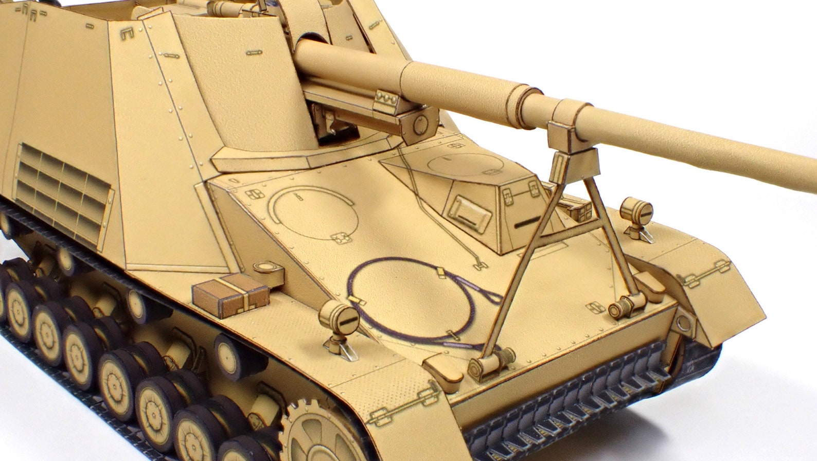 Nashorn, Papercraft, 3D Paper Model, Soldier, Tank, Paper Craft ...
