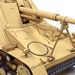 Nashorn, Papercraft, 3D Paper Model, Soldier, Tank, Paper Craft ...