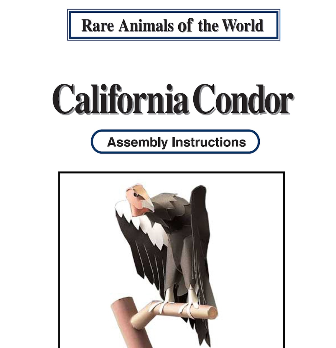 California Condor, Papercraft, 3D Paper Model, Animal, Zoo, Paper Craft ...
