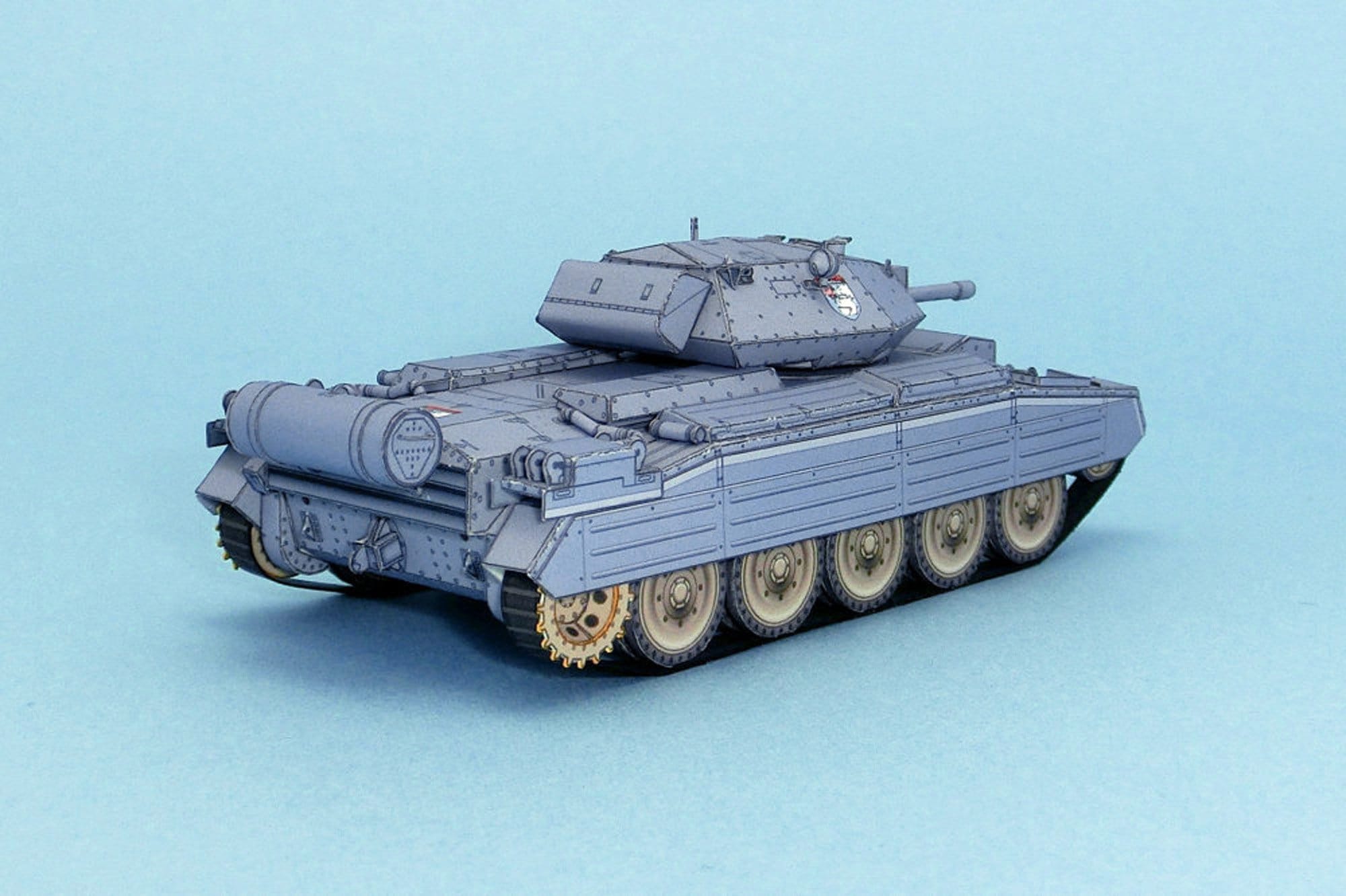 Crusader MK3-2, Papercraft, 3D Paper Model, Soldier, Tank, Paper Craft ...