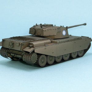 A41 Centurion, Papercraft, 3D Paper Model, Soldier, Tank, Paper Craft ...