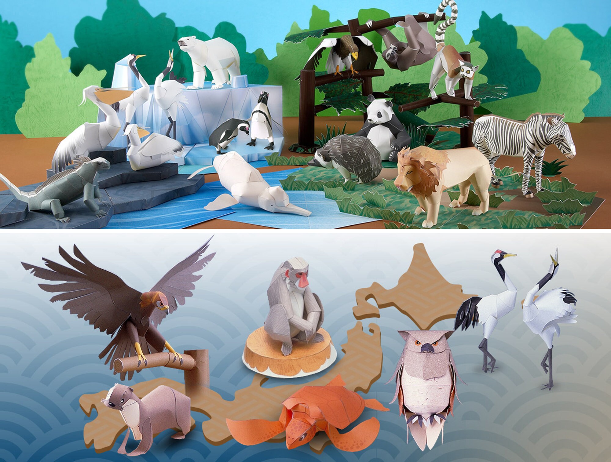 Hondo Stoat, Papercraft, 3D Paper Model, Animal, Zoo, Paper Craft ...