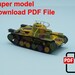 Type97, Papercraft, 3D Paper Model, Soldier, Tank, Paper Craft ...