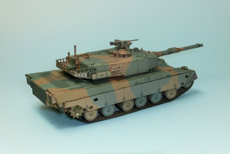 Type90, Papercraft, 3D Paper Model, Soldier, Tank, Paper Craft ...