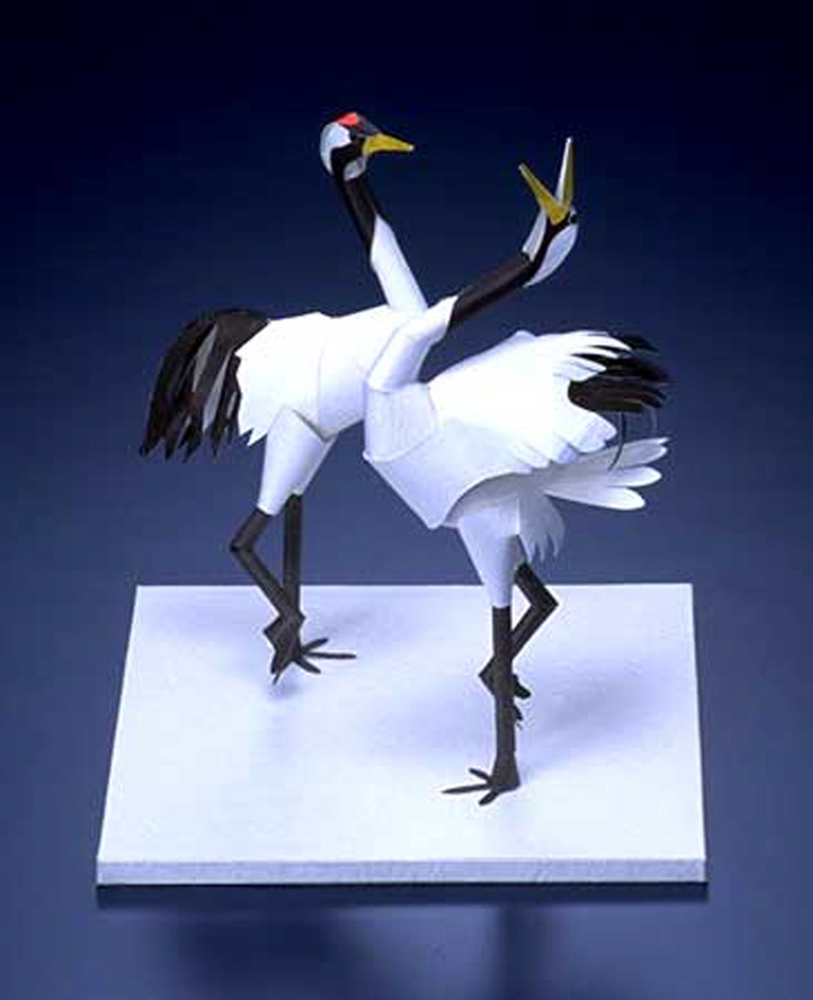 Japanese Crane, Papercraft, 3D Paper Model, Animal, Zoo, Paper Craft ...