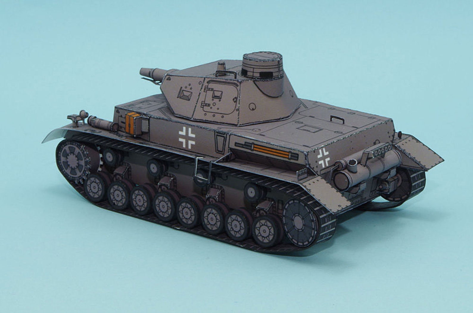 Panzer IV Type D, Papercraft, 3D Paper Model, Soldier, Tank, Paper ...