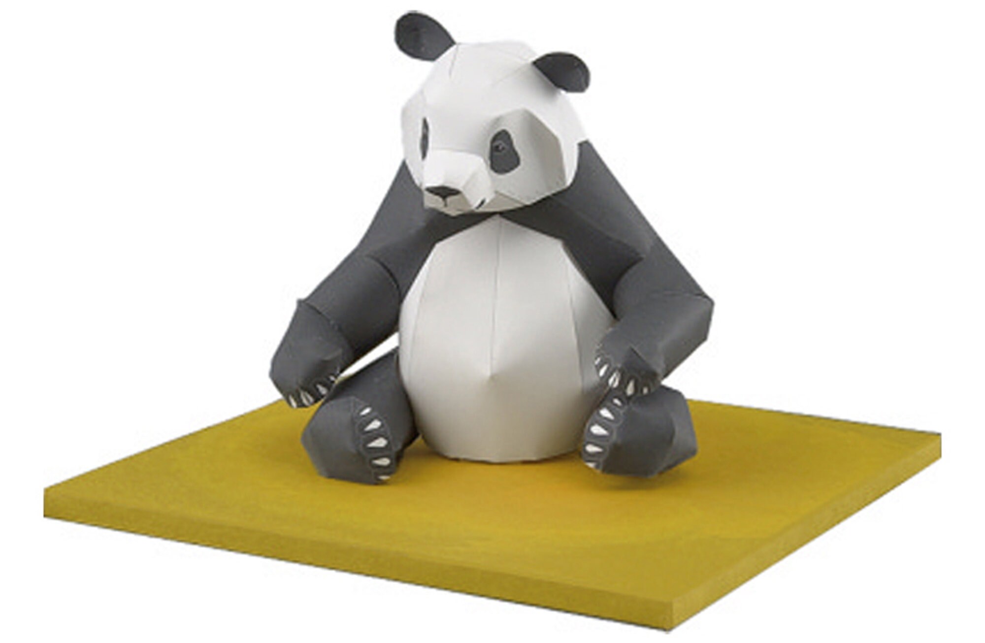 Giant Panda, Papercraft, 3D Paper Model, Animal, Zoo, Paper Craft ...