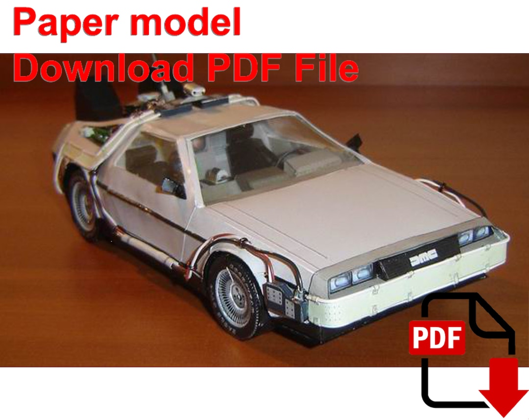 Delorean, Papercraft, 3D Paper Model, Animal, Zoo, Paper Craft ...