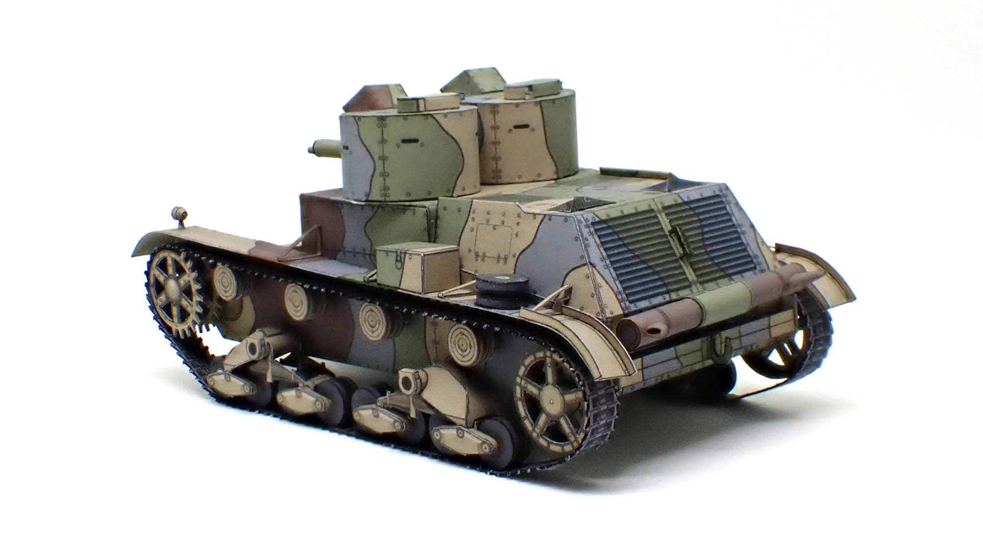 3D Tank Paper Model, DIY Papercraft (PDF Template) - Etsy Australia