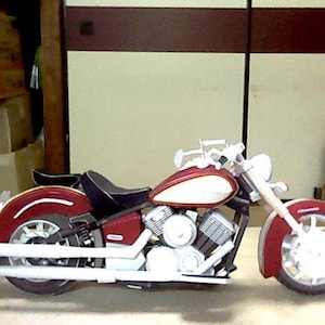 Yamaha DSC11 Realistic Papercraft, 3D Paper Model, Motorcycle, Paper ...