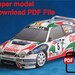 Corolla, Papercraft, 3D Paper Model, Animal, Zoo, Paper Craft, Template ...