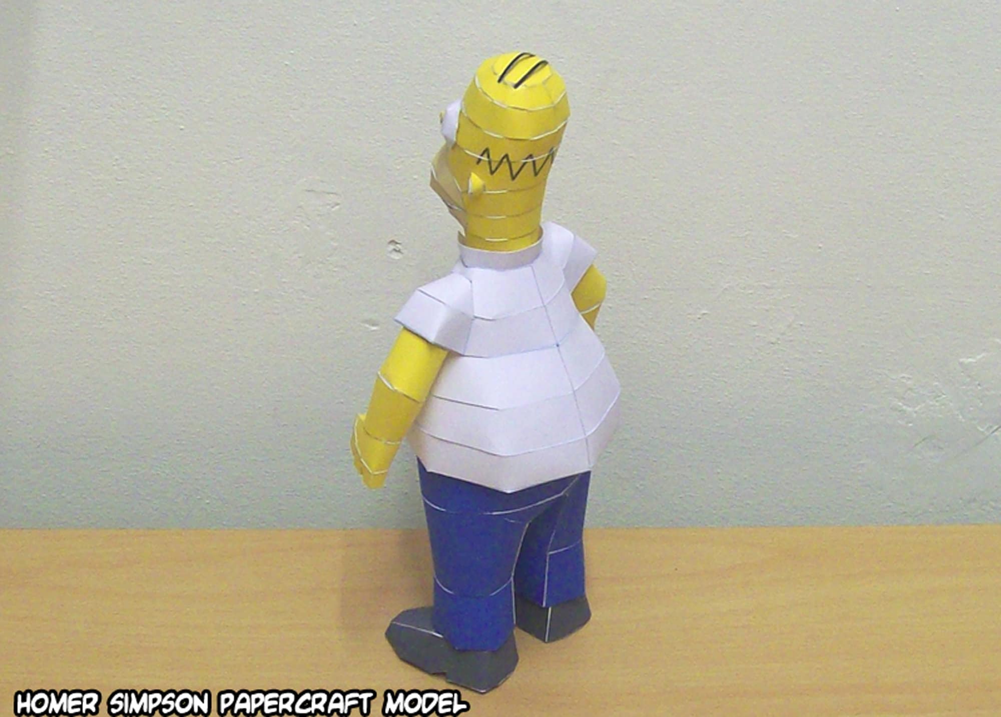 Homer Simpson, Papercraft, 3D Paper Model, Animal, Zoo, Paper Craft ...