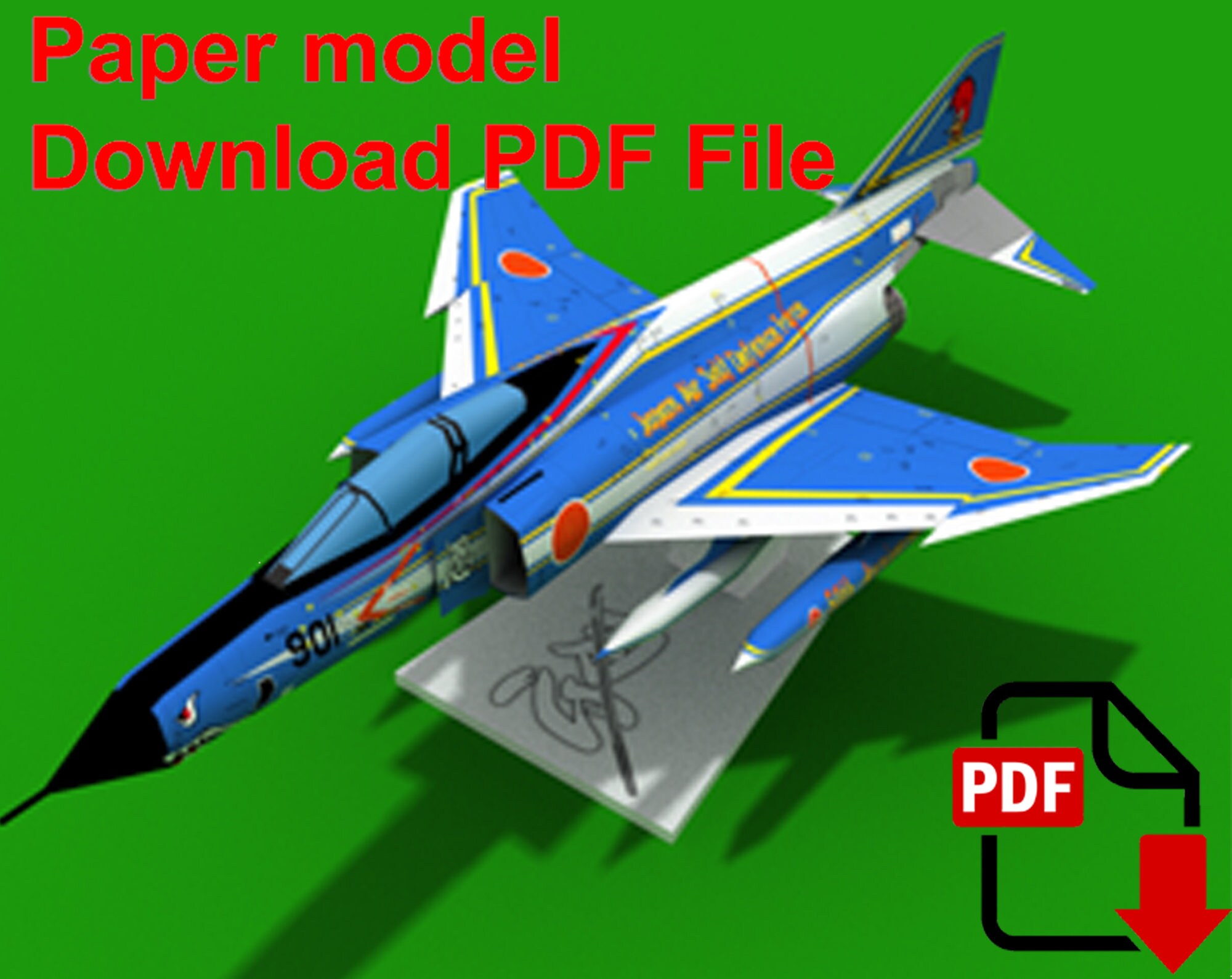 RF4E, Papercraft, 3D Paper Model, Animal, Zoo, Paper Craft, Template ...