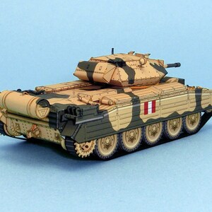 Crusader MK3-1, Papercraft, 3D Paper Model, Soldier, Tank, Paper Craft ...