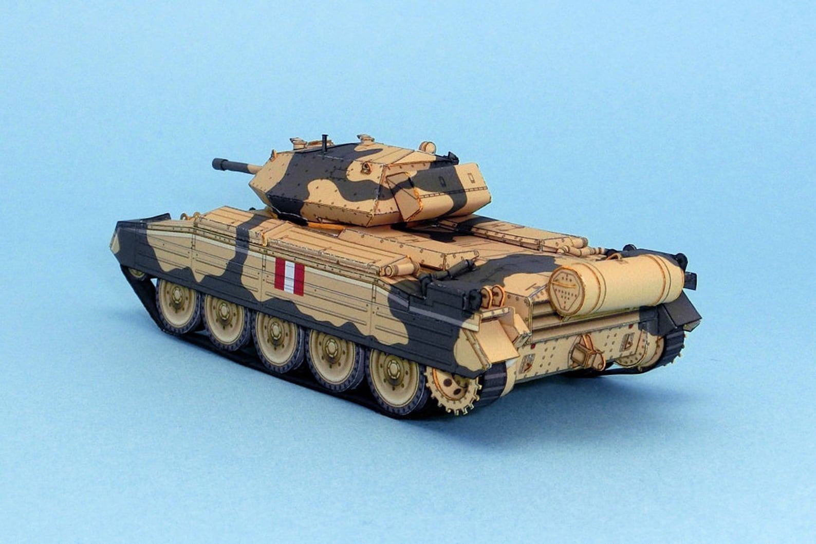 Crusader MK3-1, Papercraft, 3D Paper Model, Soldier, Tank, Paper Craft ...