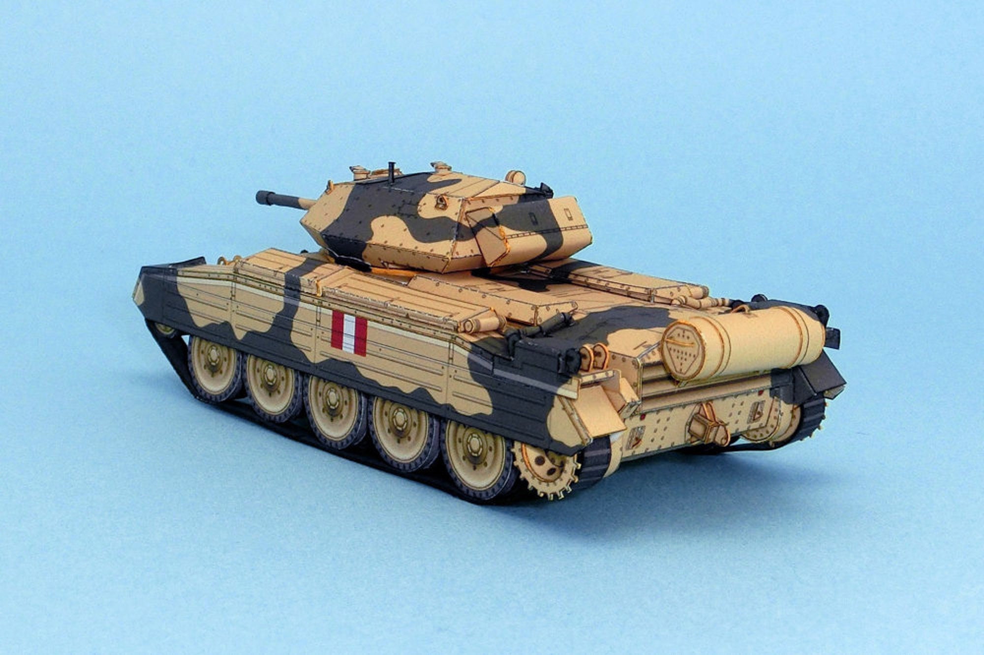 Crusader MK3-1, Papercraft, 3D Paper Model, Soldier, Tank, Paper Craft ...