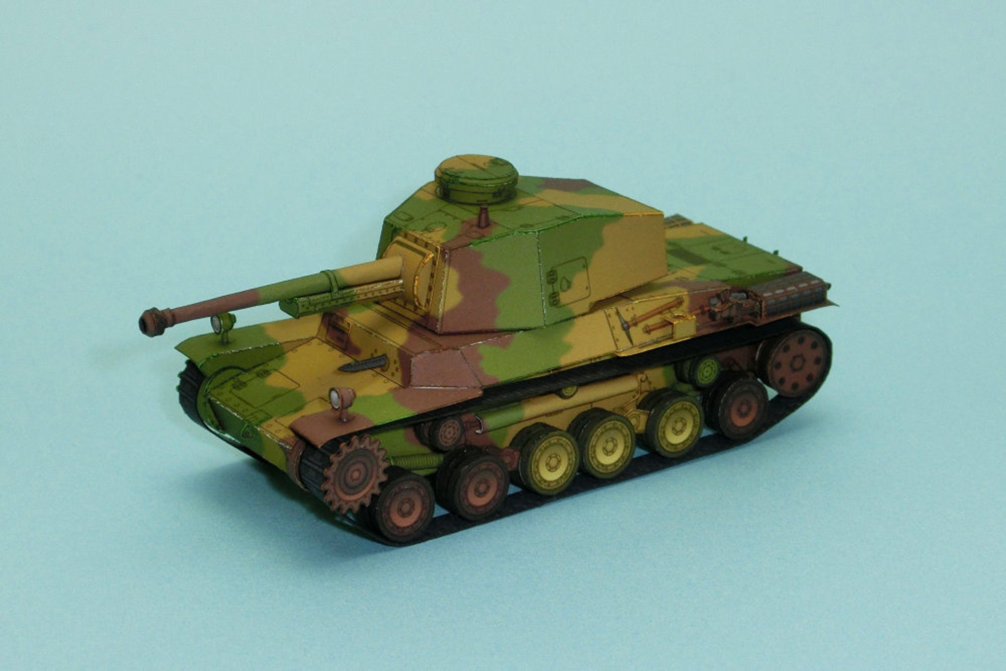 Type3, Papercraft, 3D Paper Model, Soldier, Tank, Paper Craft, Template ...