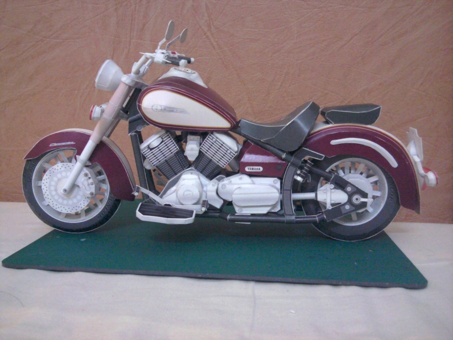Yamaha DSC11 Realistic Papercraft, 3D Paper Model, Motorcycle, Paper ...
