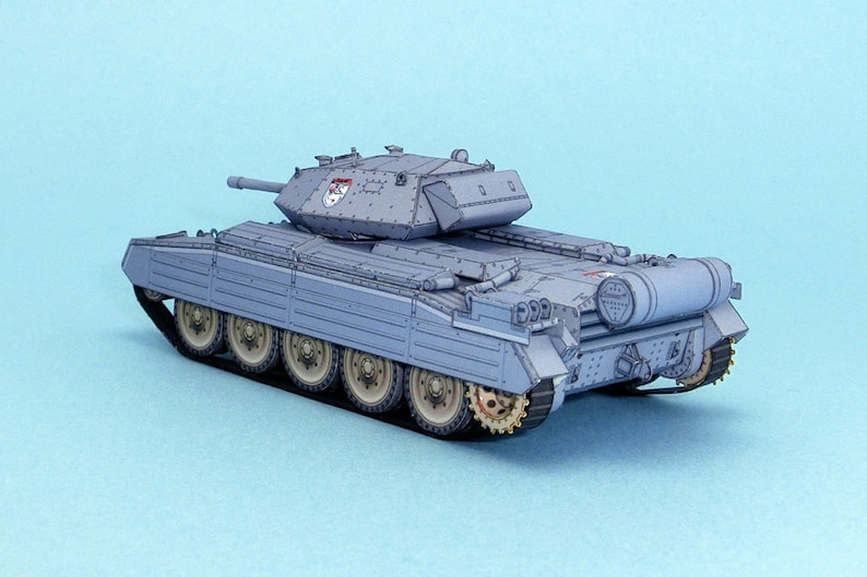 Crusader MK3-2, Papercraft, 3D Paper Model, Soldier, Tank, Paper Craft ...