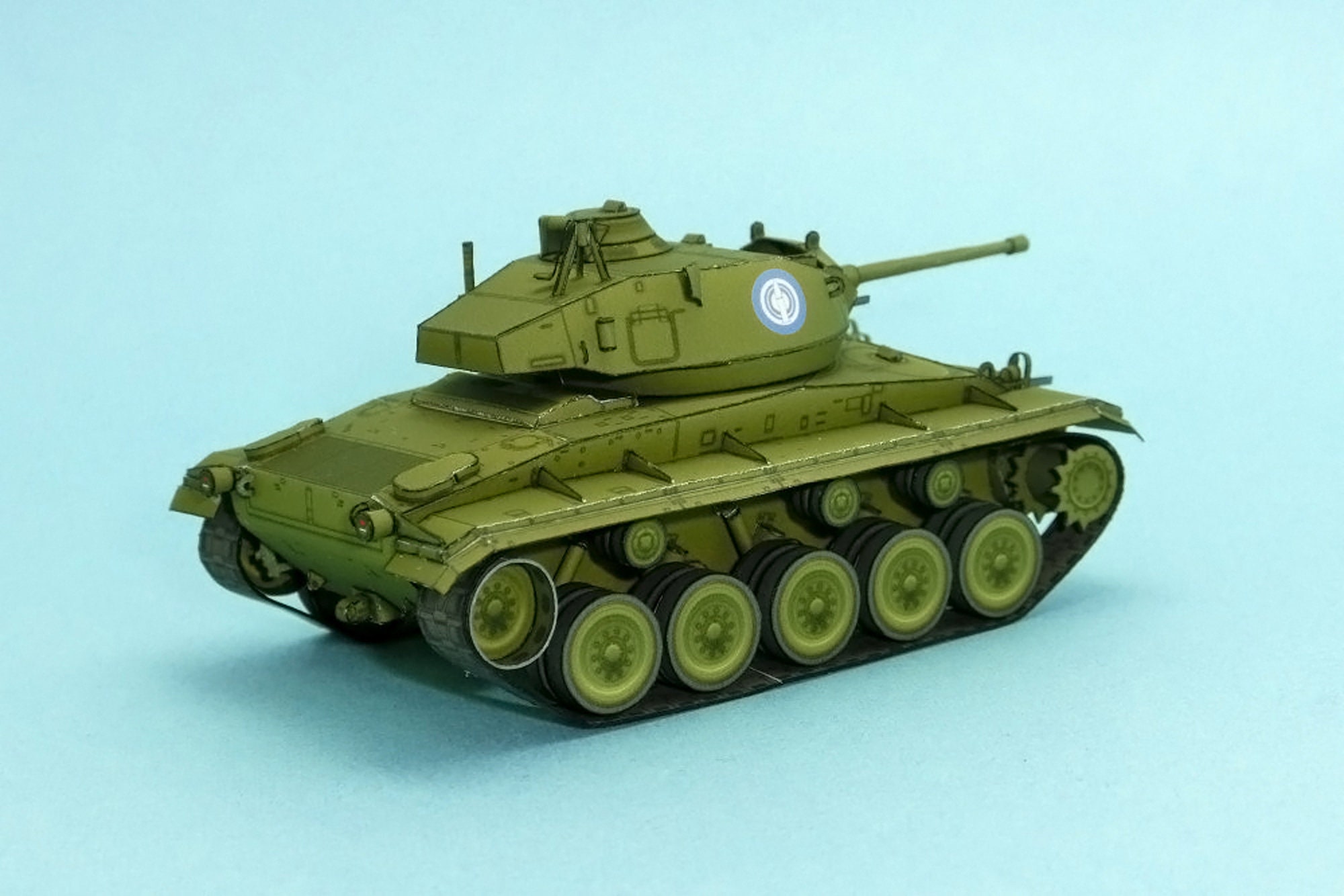 M24 Chaffee, Papercraft, 3D Paper Model, Soldier, Tank, Paper Craft ...