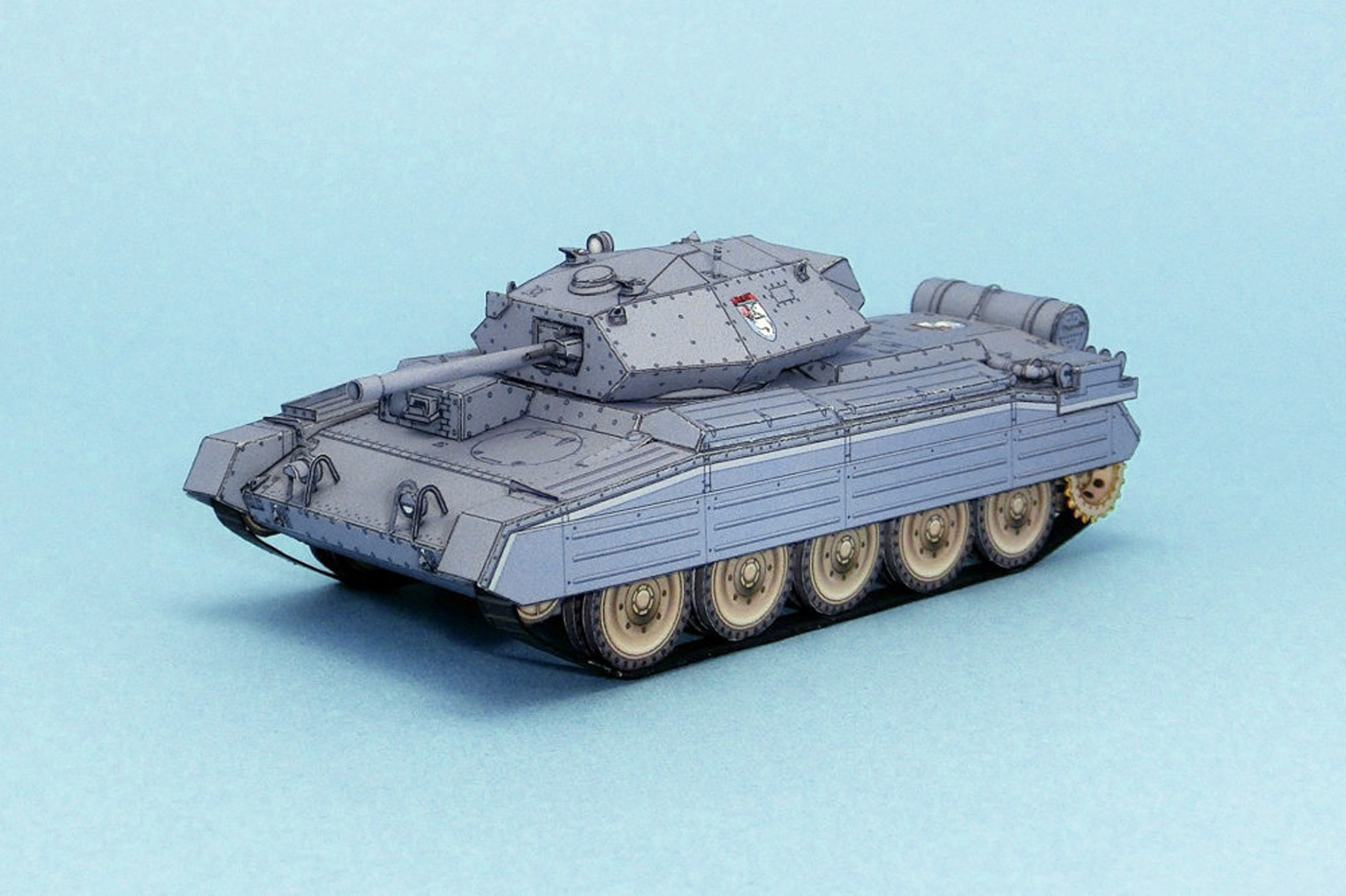 Crusader MK3-2, Papercraft, 3D Paper Model, Soldier, Tank, Paper Craft ...