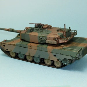 Type90, Papercraft, 3D Paper Model, Soldier, Tank, Paper Craft ...