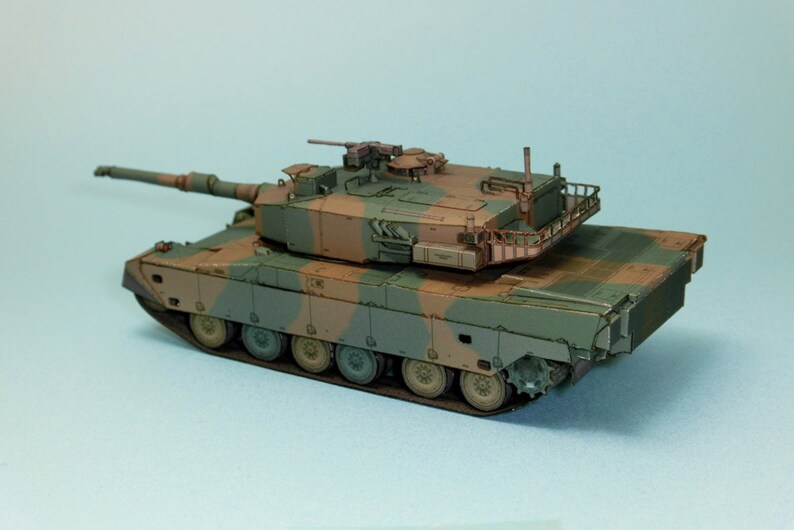 Type90, Papercraft, 3D Paper Model, Soldier, Tank, Paper Craft ...