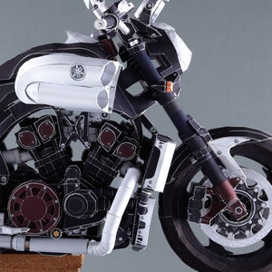 Yamaha Vmax Paper Model, Ultra Realistic 3D Papercraft (PDF Template ...