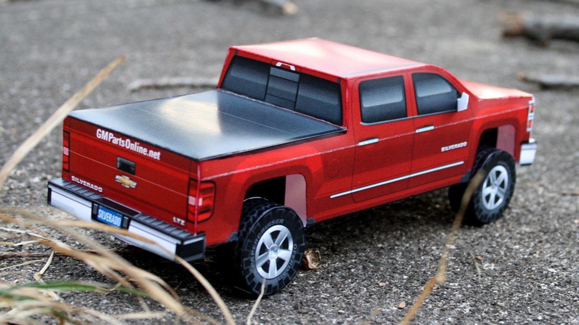 Chevy Silverado, Papercraft, 3D Paper Model, Animal, Zoo, Paper Craft ...